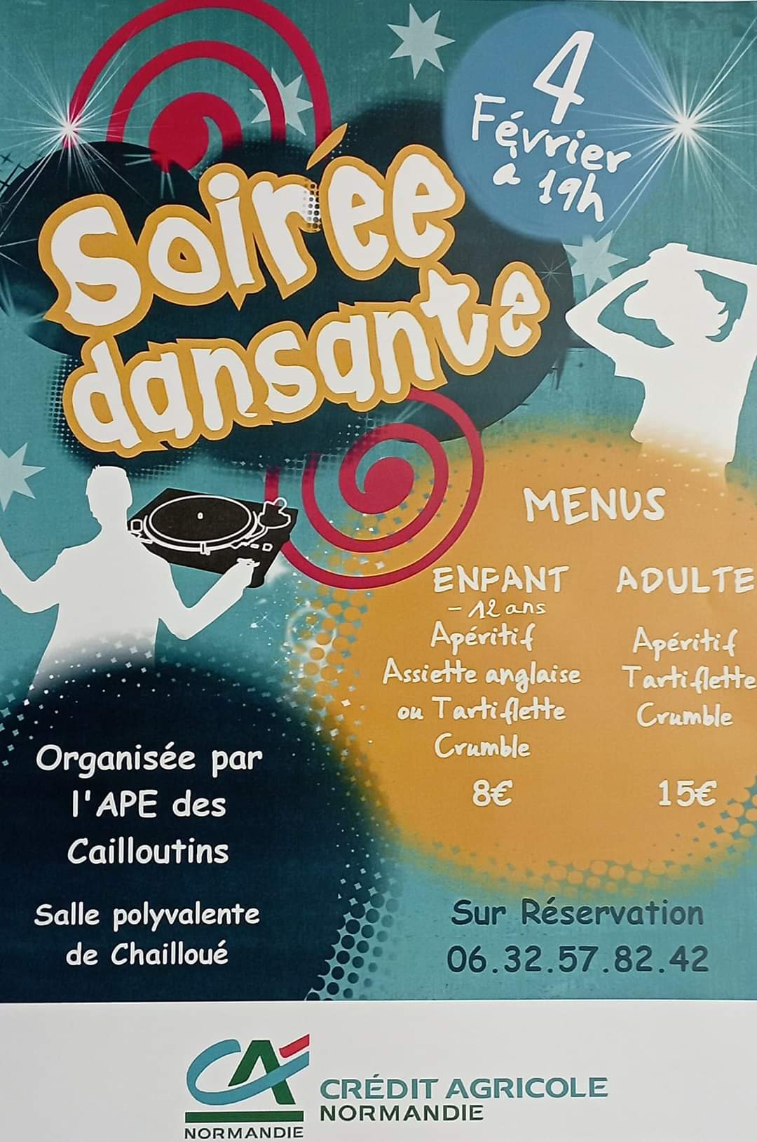 > soirée dansante de l'ape des caillouitins